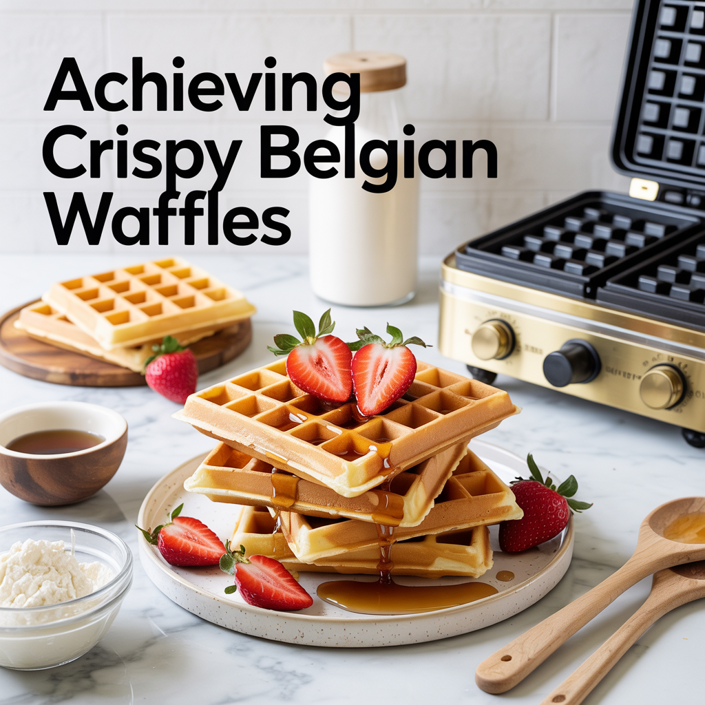 Achieving Crispy Belgian Waffles: A Home Baking Guide - Kitchen Zoes