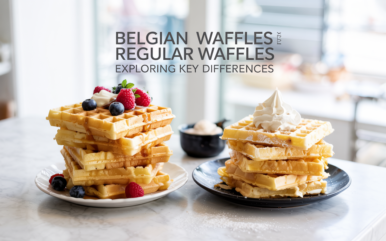 Belgian Waffles Versus Regular Waffles Exploring Key Differences - Kitchen Zoes