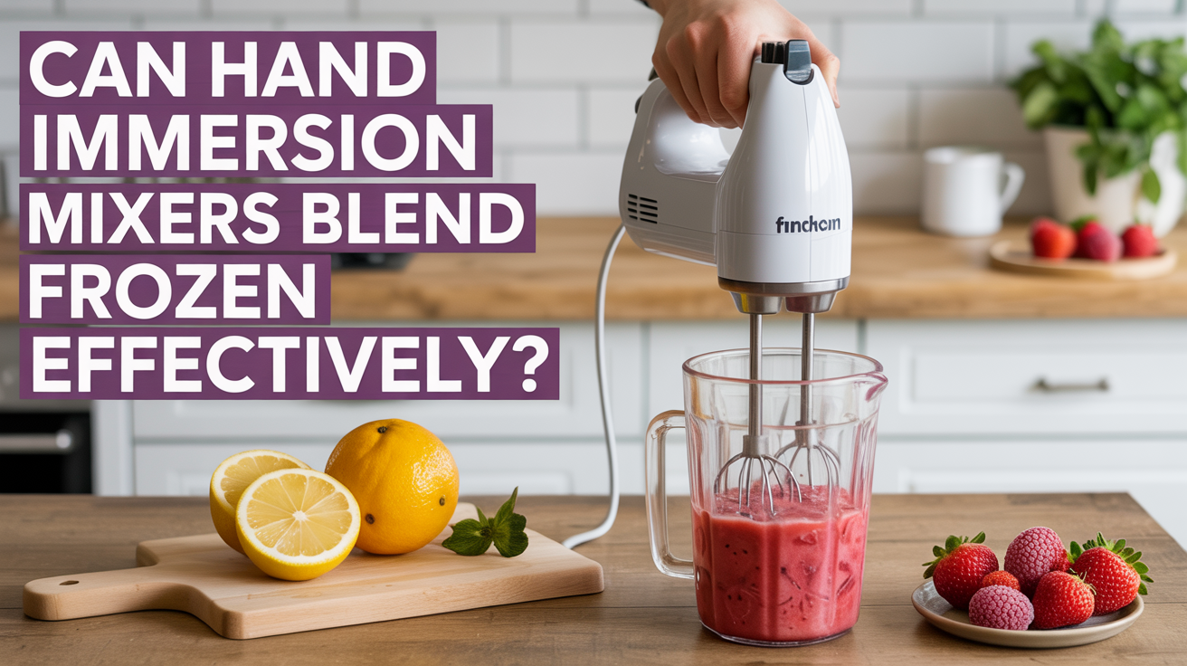 Can Hand Immersion Mixers Blend Frozen Fruit Effectively? - Kitchen Zoes