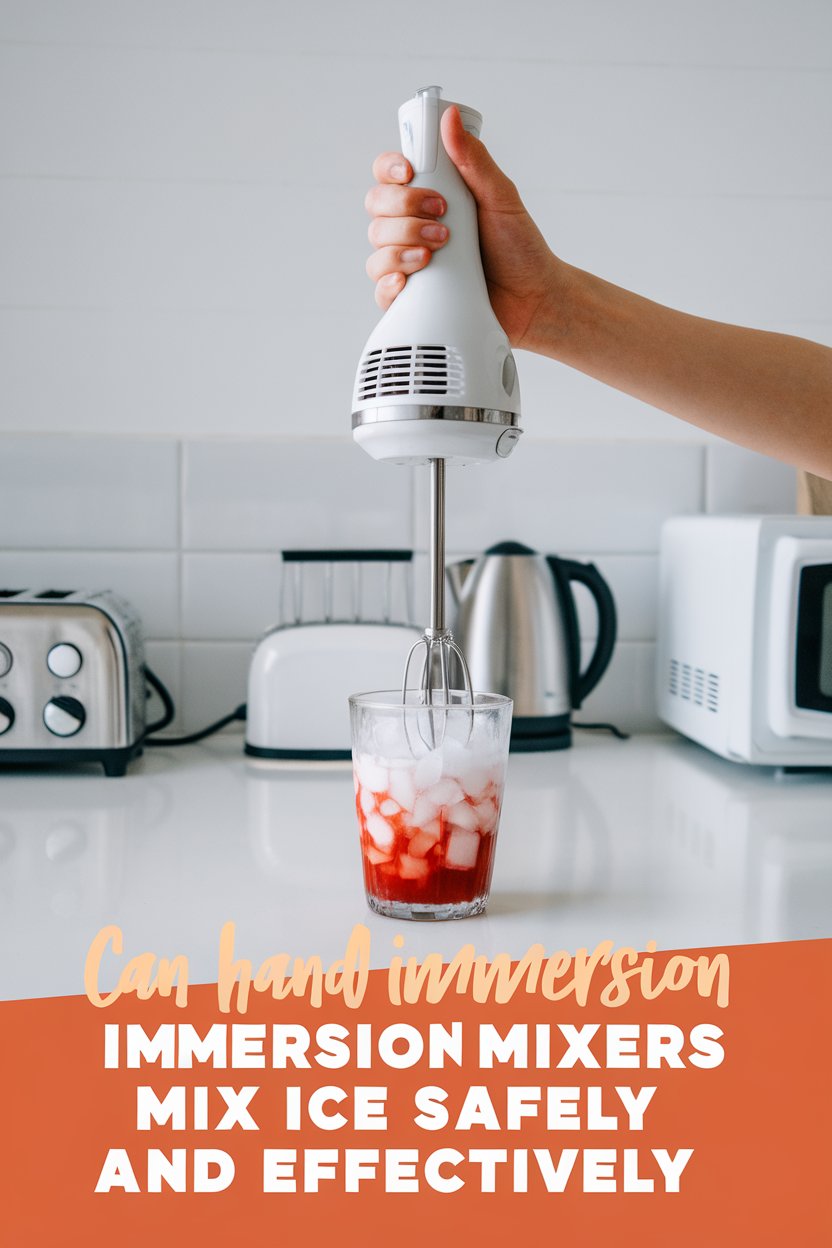 Can Hand Immersion Mixers Mix Ice Safely And Effectively - Kitchen Zoes