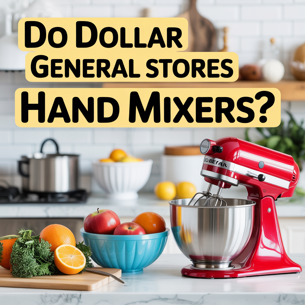 Finding Kitchen Essentials: Do Dollar General Stores Carry Hand Mixers ...