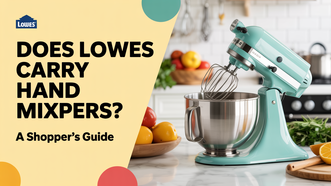 Does Lowes Carry Hand Mixers A Shopper's Guide - Kitchen Zoes