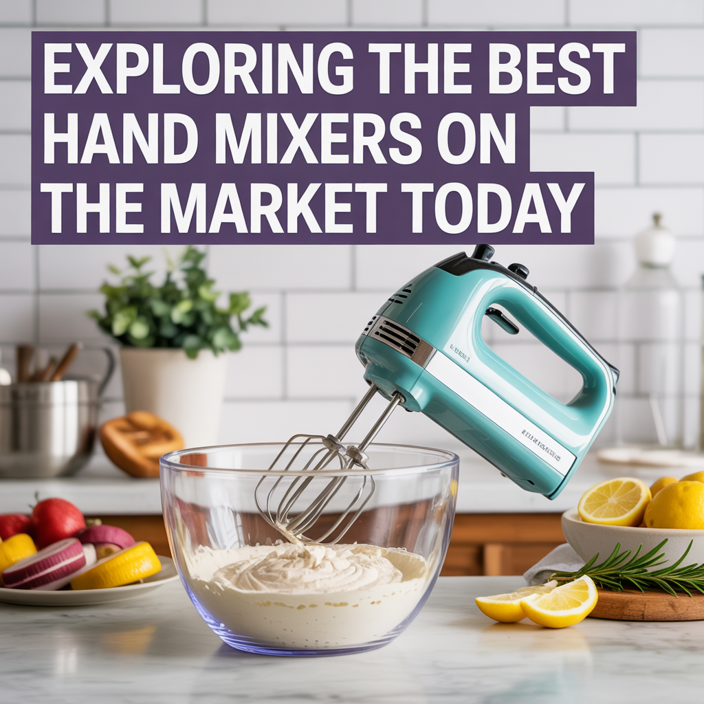 Exploring The Best Hand Mixers On The Market Today - Kitchen Zoes
