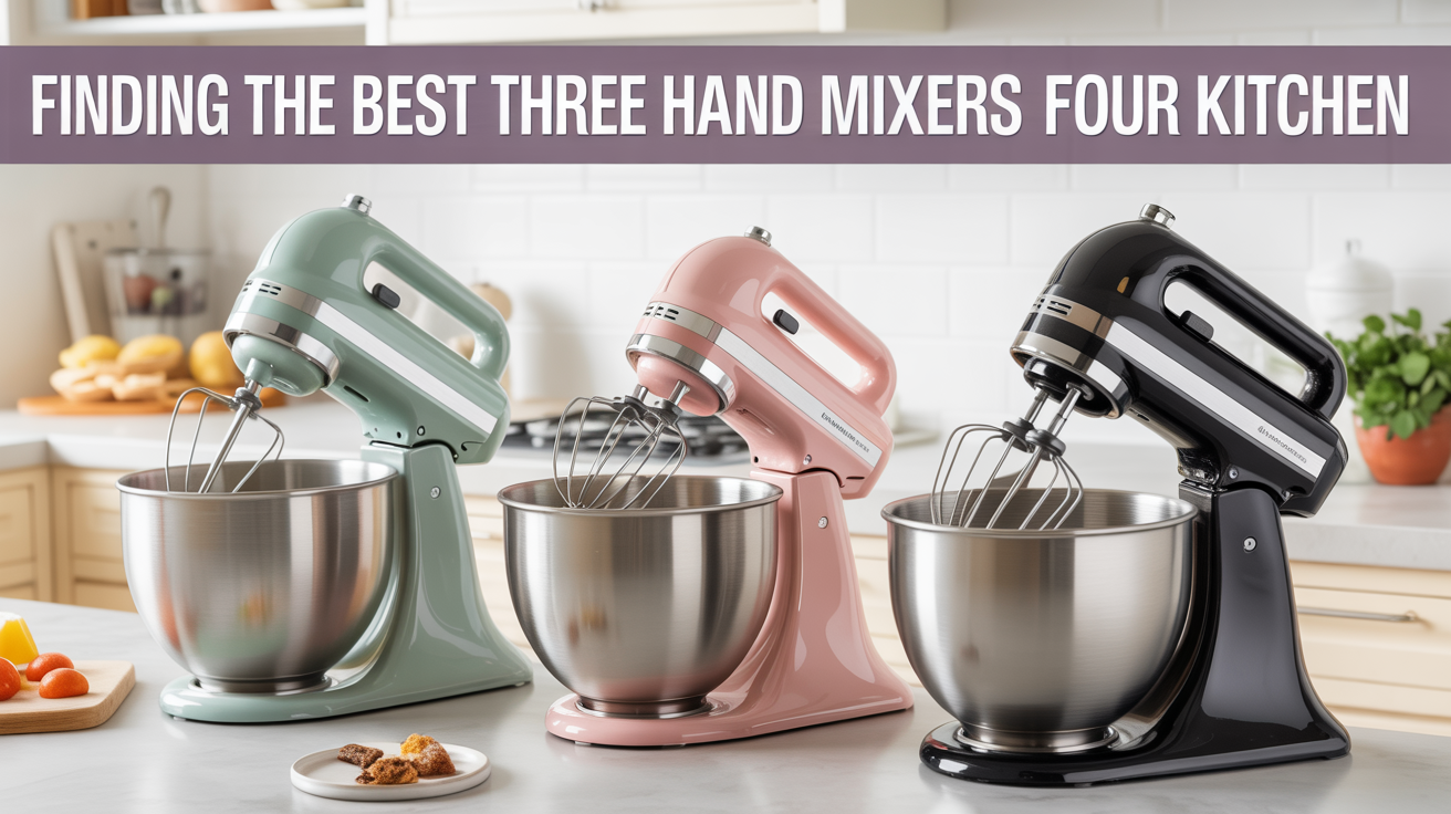 Finding The Best Three Hand Mixers For Your Kitchen - Kitchen Zoes