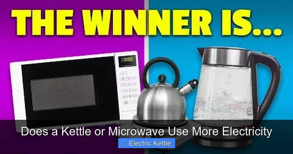 Does a Kettle or Microwave Use More Electricity - Kitchen Zoes
