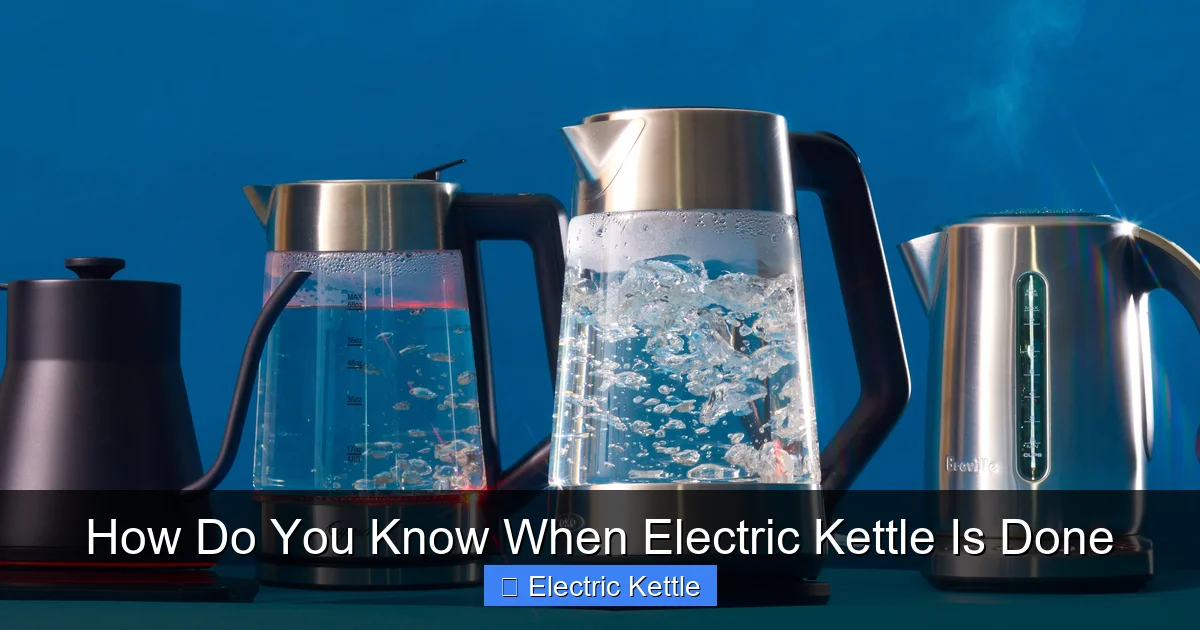 How Do You Know When Electric Kettle Is Done - Kitchen Zoes