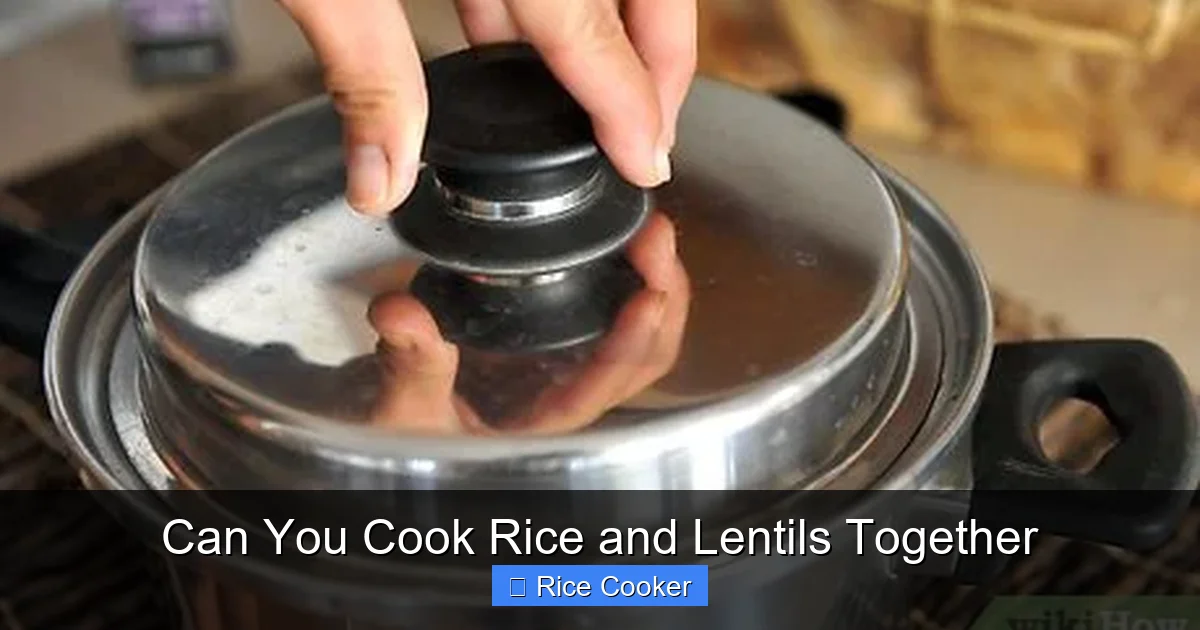 Can You Cook Rice and Lentils Together - Kitchen Zoes