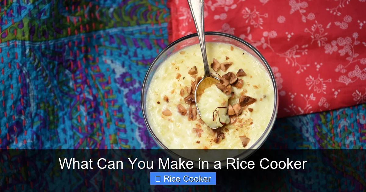 What Can You Make in a Rice Cooker - Kitchen Zoes